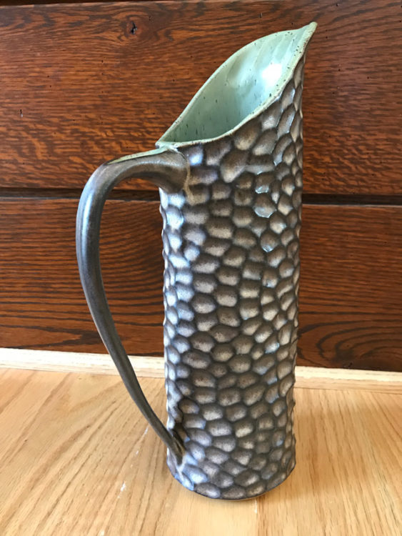 Contemporary Chiseled Tall Pitcher - JCR Designs