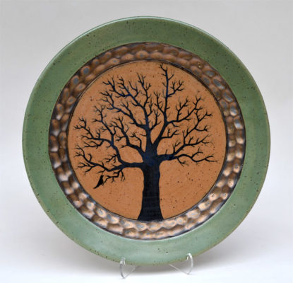 Green Tree Plate - JCR Designs