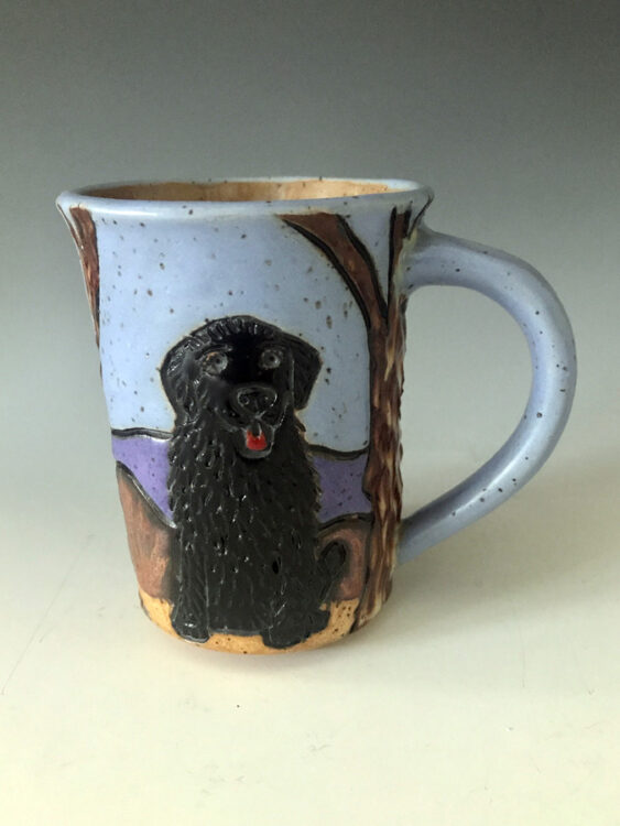 Black Dog Mug - JCR Designs