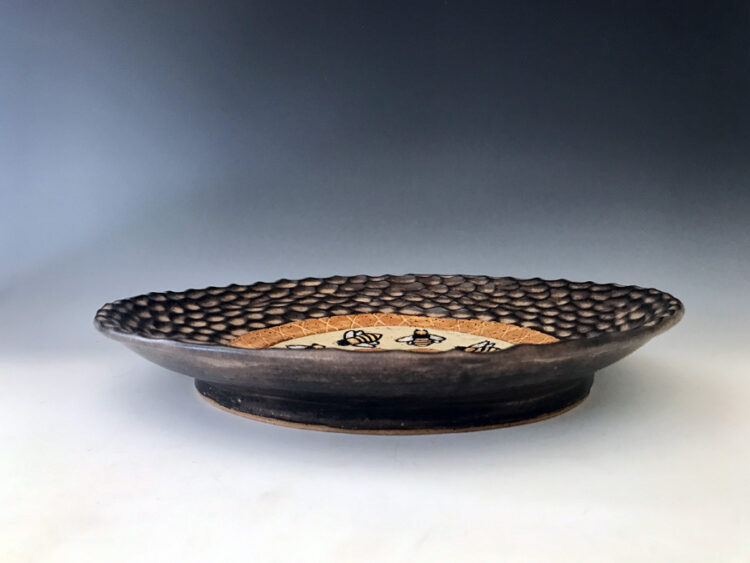 Honeycomb Bee Swarm Platter - JCR Designs