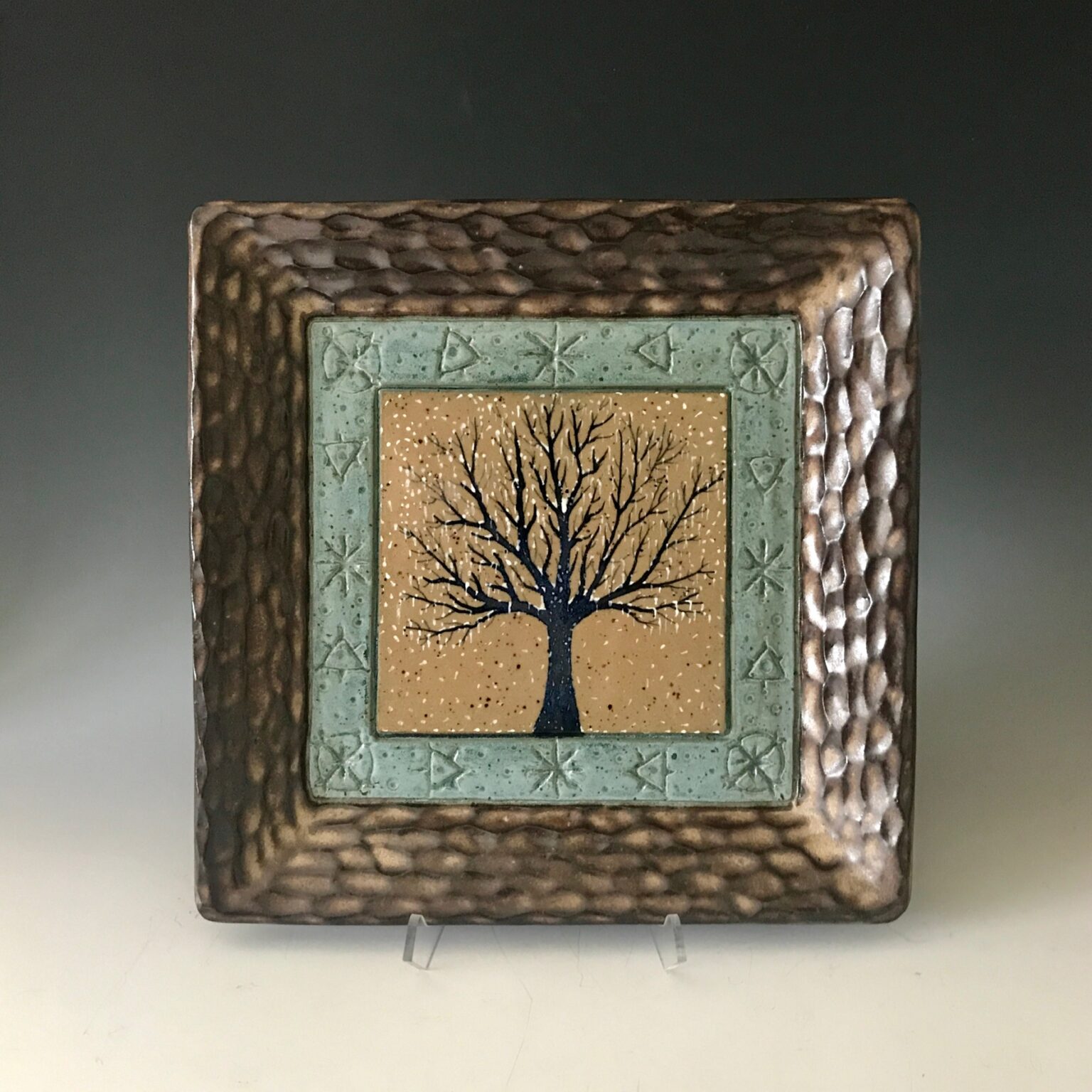 Winter Tree Platter - JCR Designs