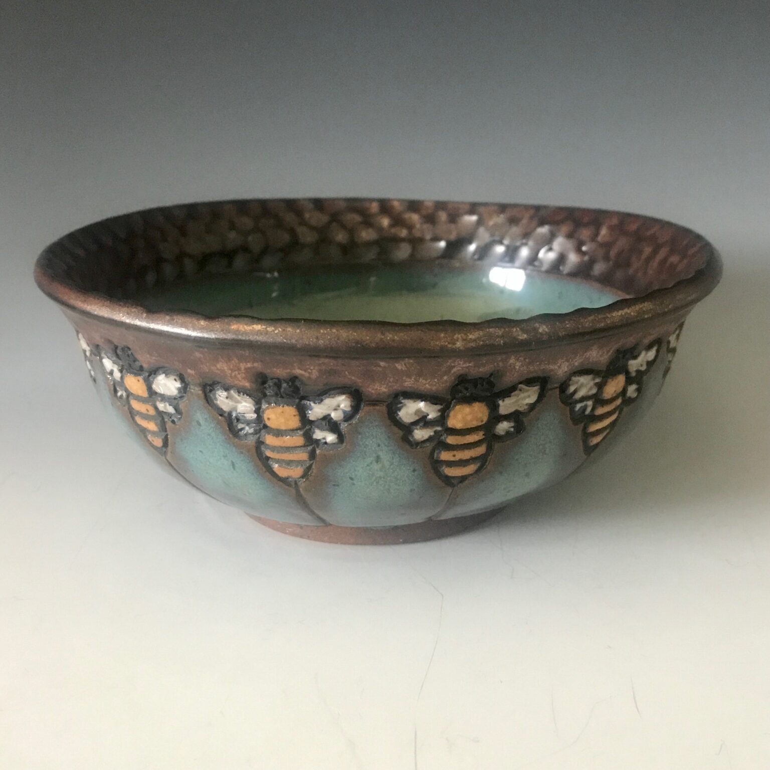 Bee Circle Bowl (small)#2 - JCR Designs
